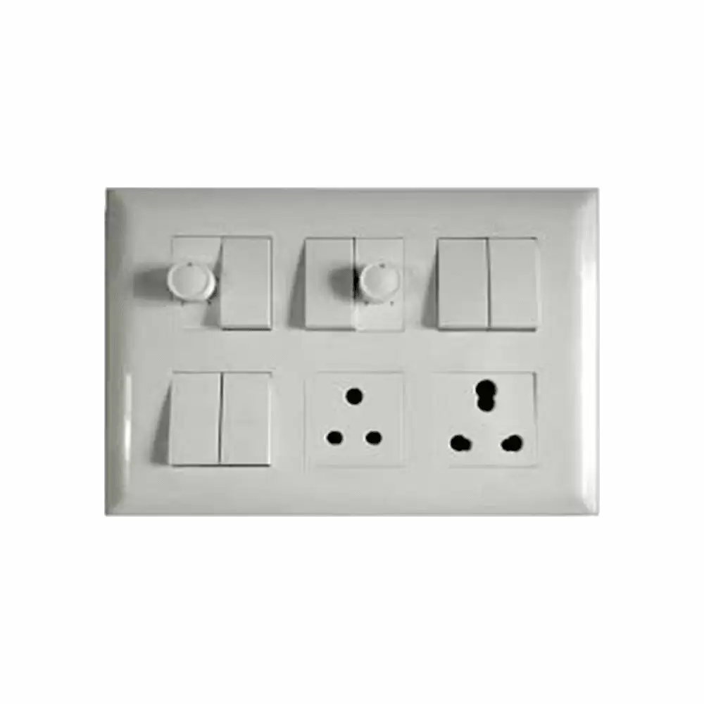 Buy Schneider Electric Livia 12 M Grid & 12 Module Cover Frame - White ...