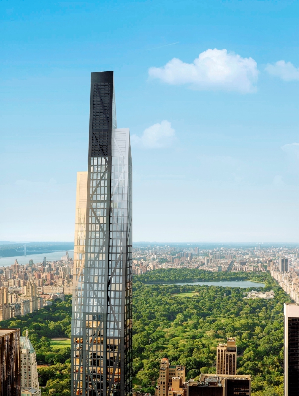 53W53 Features Black and Gold Metallic Facade by Jean Nouvel