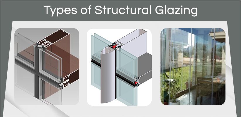 What are the types of Structural Glazing systems? Glazing Types