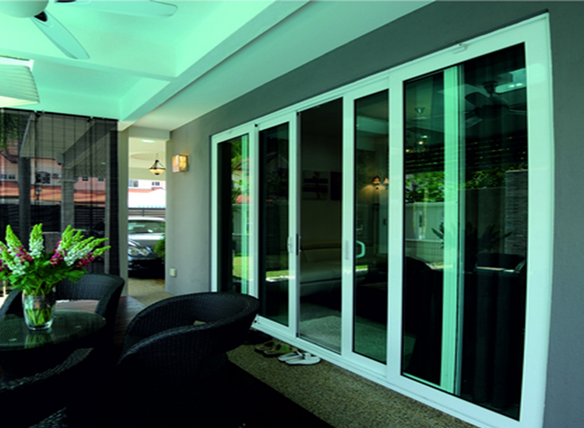 Aluminium Sliding Door K-1201 (Opt. A) Series By Kalco Alu-Systems ...